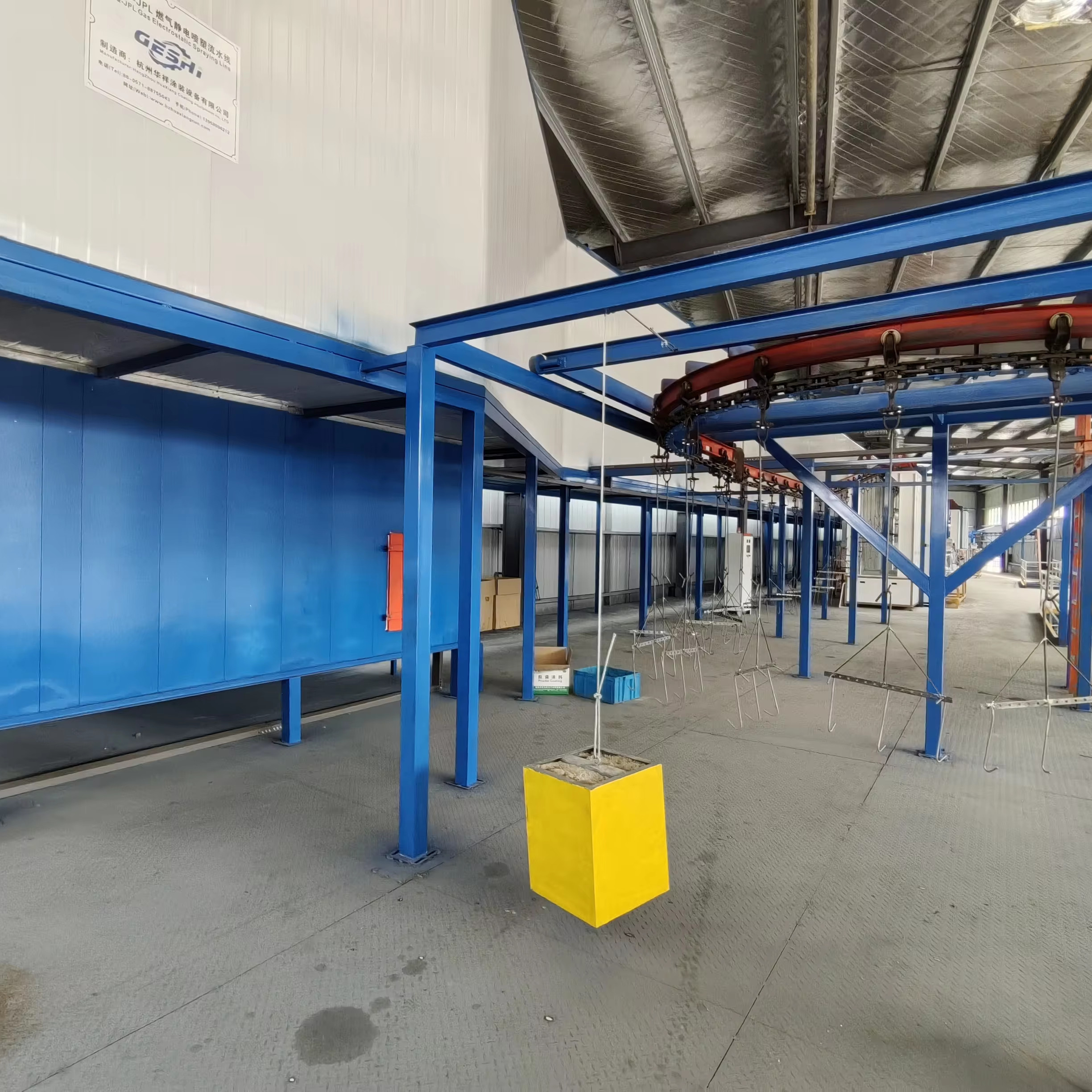 Customized Powder Coat Paint Line High Precision For Steel Substrate ...